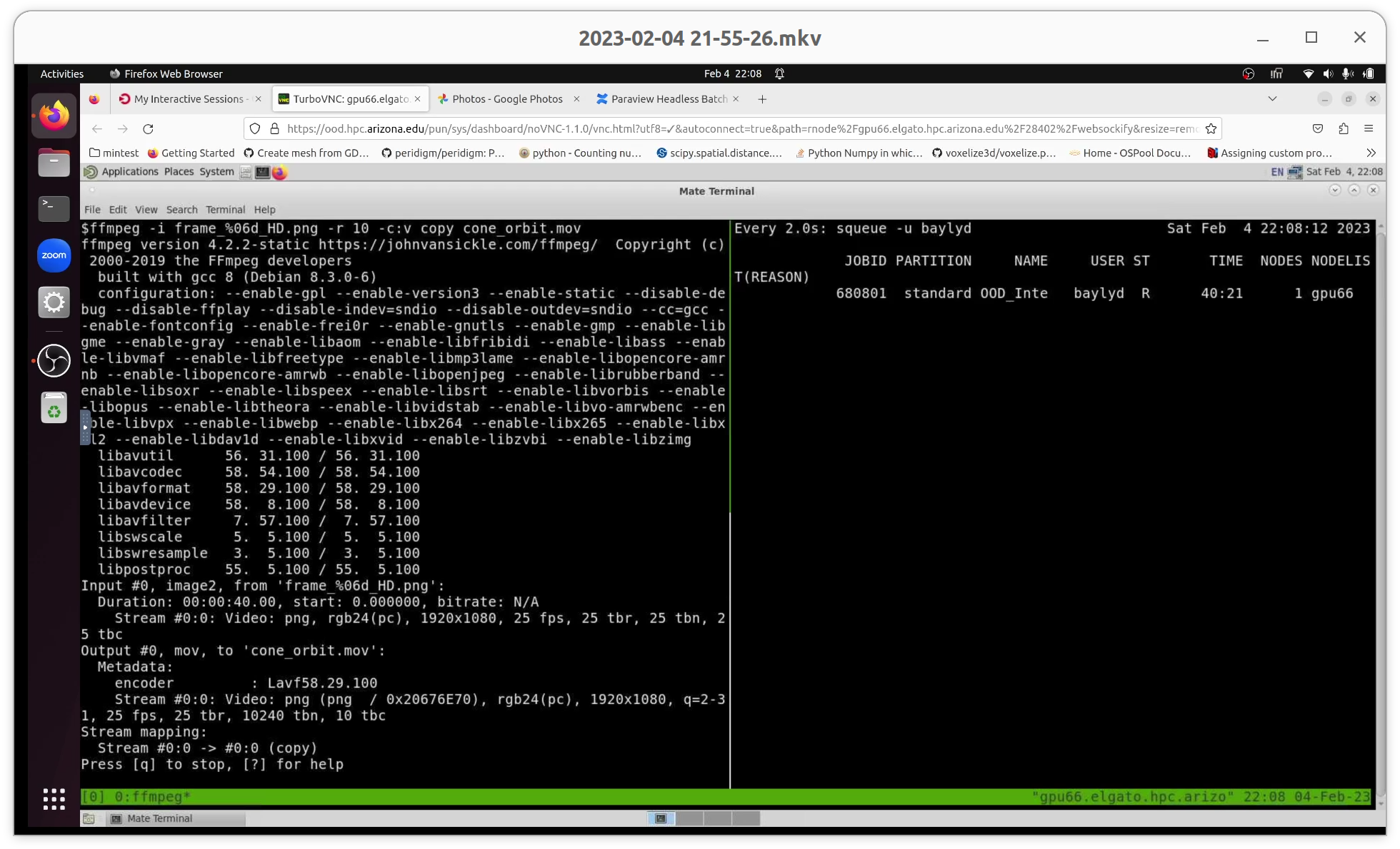 Headless Batch Rendering - UArizona HPC Documentation